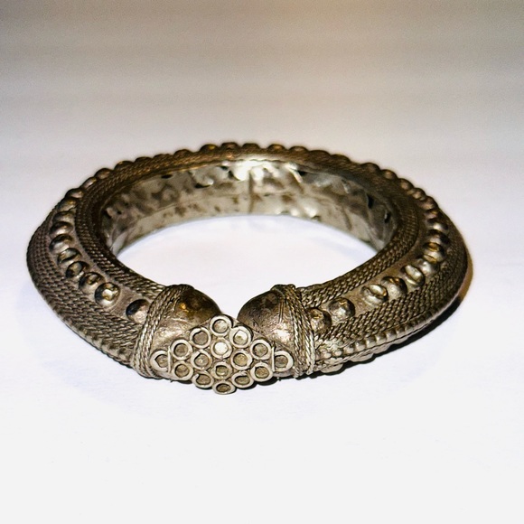 Jewelry | Antique Jewish Yemenite Silver 80 Armlet Bracelet Islamic ...
